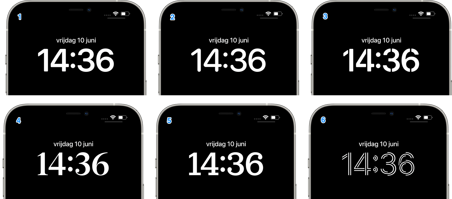 ICulture Polls Which IOS 16 Clock Font Is Your Favorite AllInfo